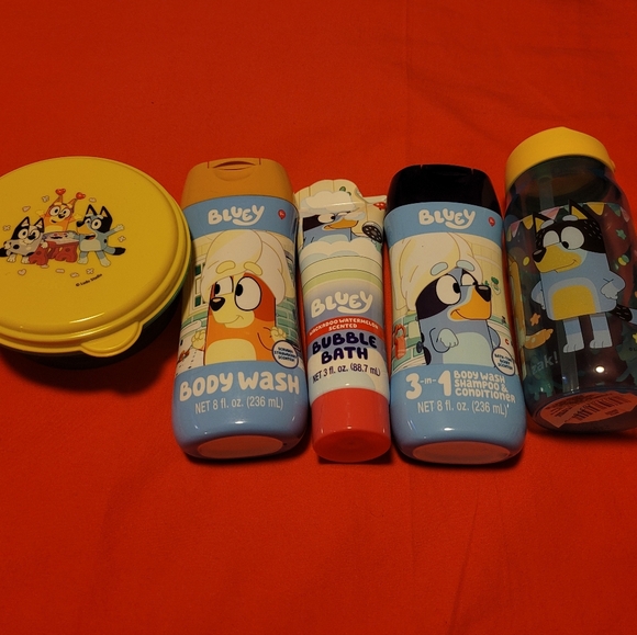 Bluey | Bath, Skin & Hair | Bluey Kids Bath Set Body Wash Bubble Bath ...